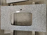 Polished Light Grey G603 Granite Countertop for Project - raise stone